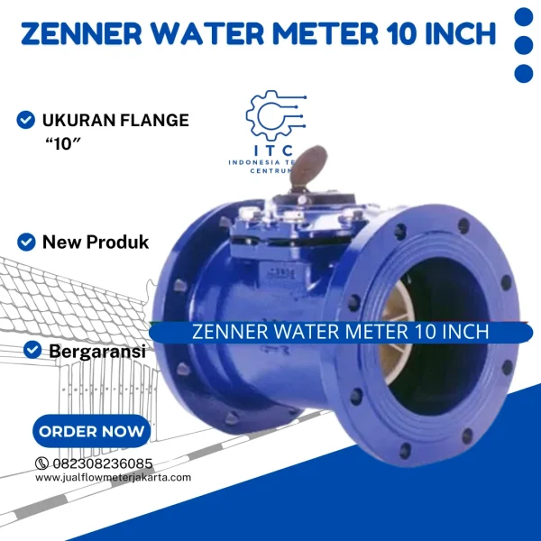 Water meter zenner 10 inch – Jual Flowmeter Jakarta